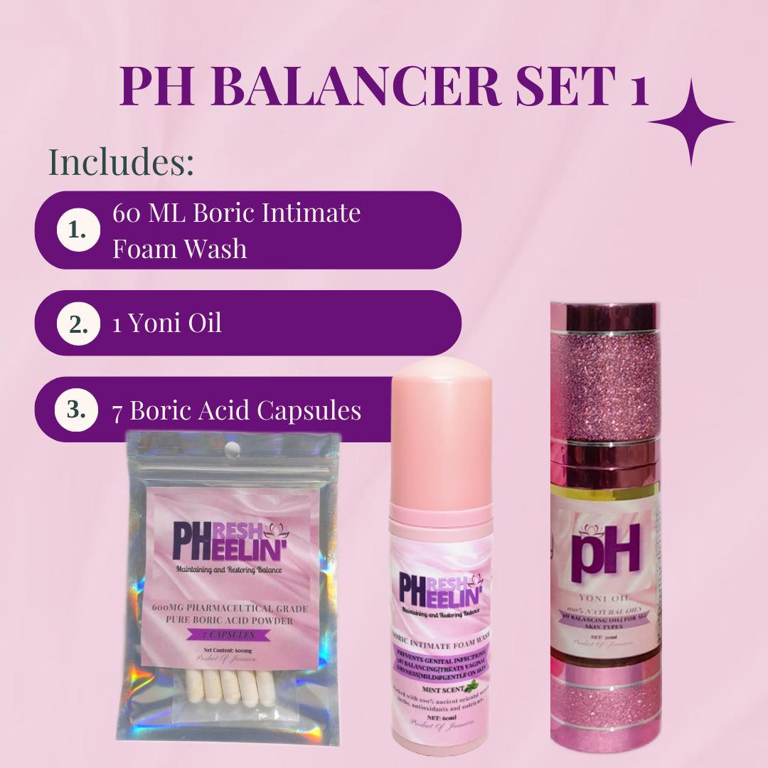 pHresh pHeelin' pH Balancer Sets- pH Balance-Yeast Infections- B.V- Wo